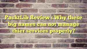 PacktLib Review : Why these big names can not manage thier services ...